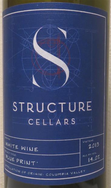 2013 Structure Cellars Blueprint White, USA, Washington, Columbia ...