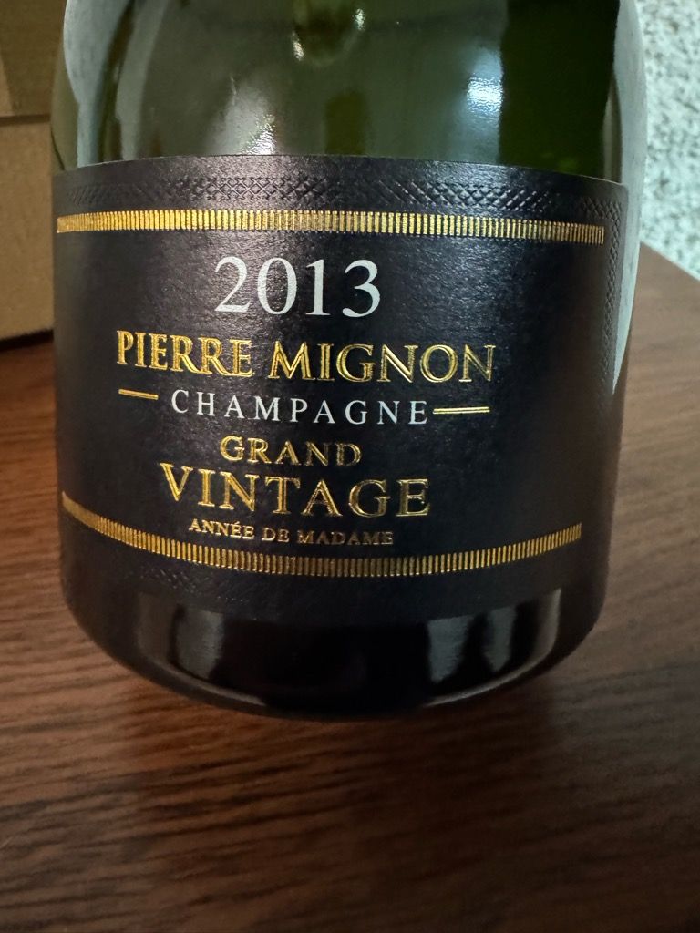 2013 Pierre Mignon Champagne Grande Réserve Brut, France, Champagne ...