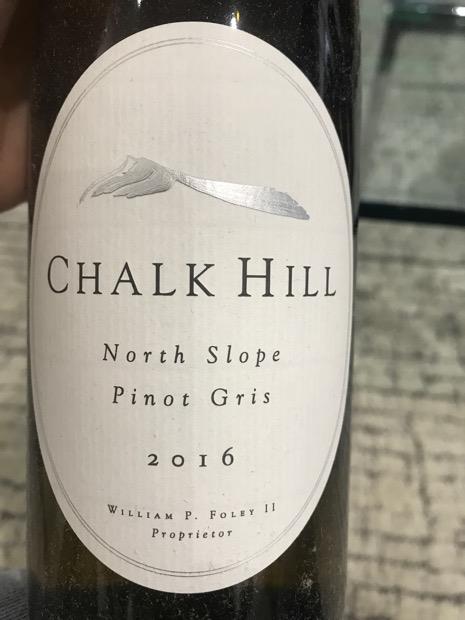 2015 Chalk Hill Pinot Gris Estate Vineyard Selection North Slope, USA ...