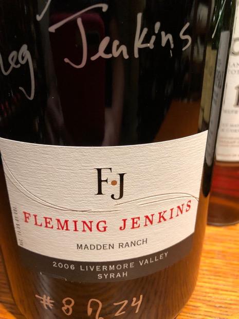 2008 Fleming-Jenkins Syrah Madden Ranch, USA, California, San Francisco ...