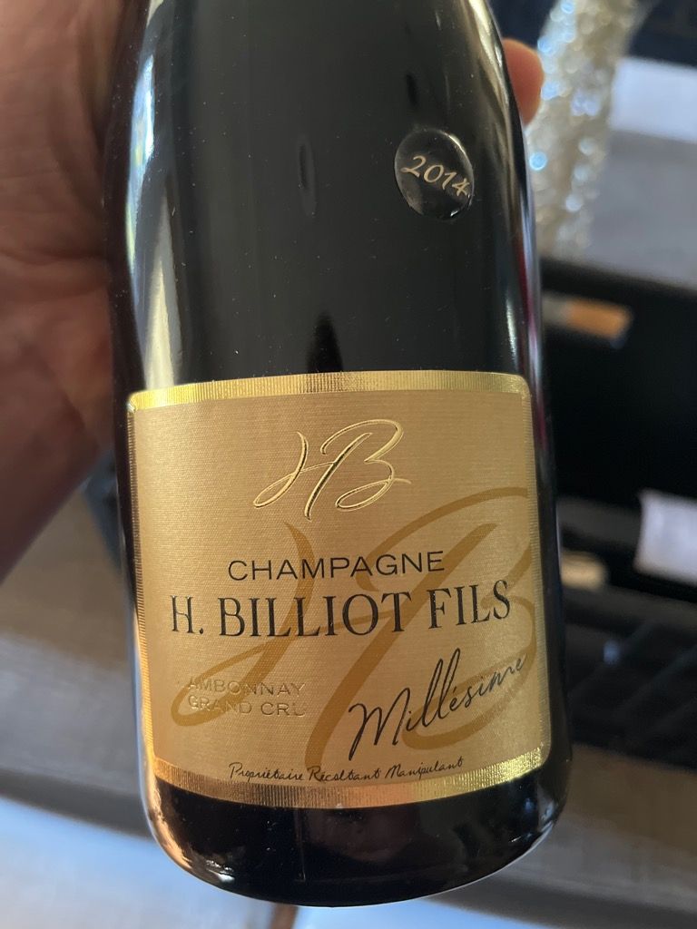 2014 H. Billiot Fils Champagne Grand Cru Brut Millésimé, France, Champagne, Champagne Grand Cru ...