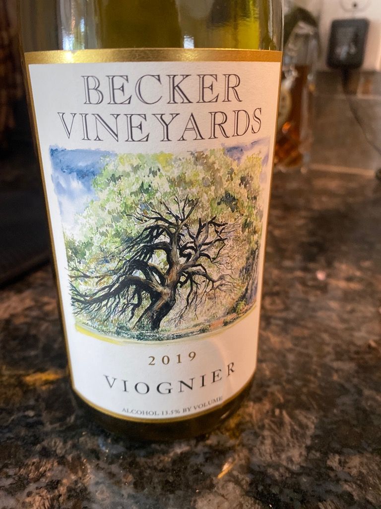 2021 Becker Vineyards Viognier Reserve, USA, Texas, Texas High Plains ...