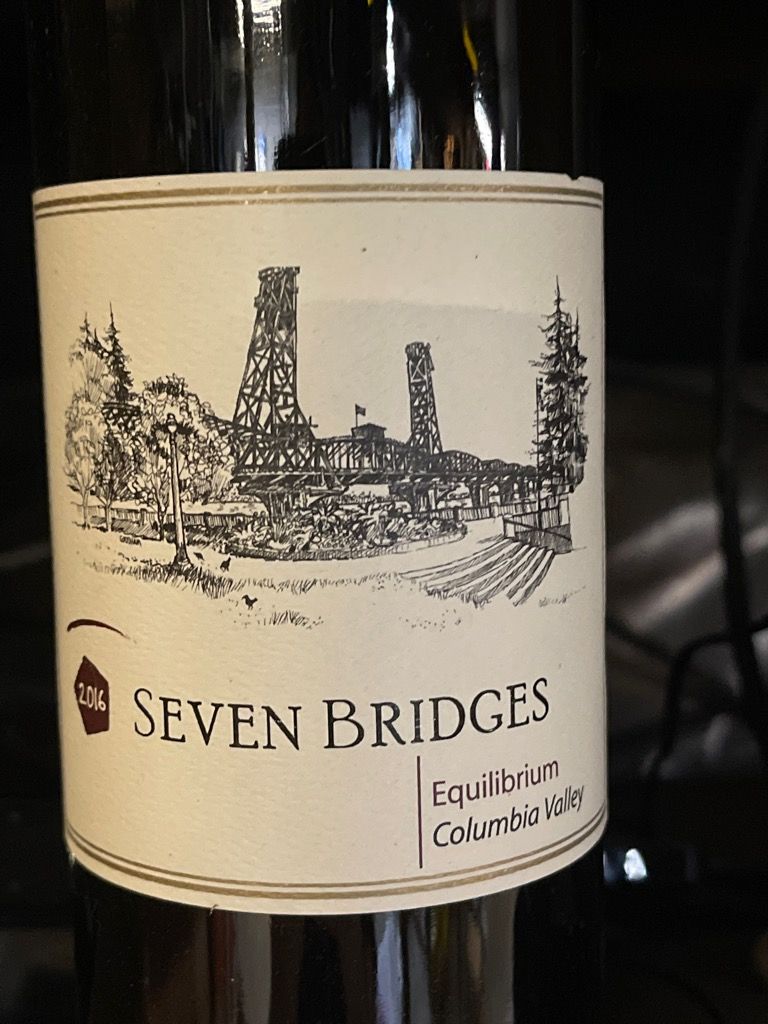 2016 Seven Bridges Equilibrium Red Wine Kolibri Vineyard, USA, Oregon ...
