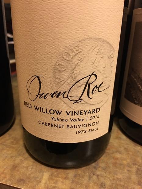 2015 Owen Roe Cabernet Sauvignon 1973 Block Red Willow Vineyard, USA ...