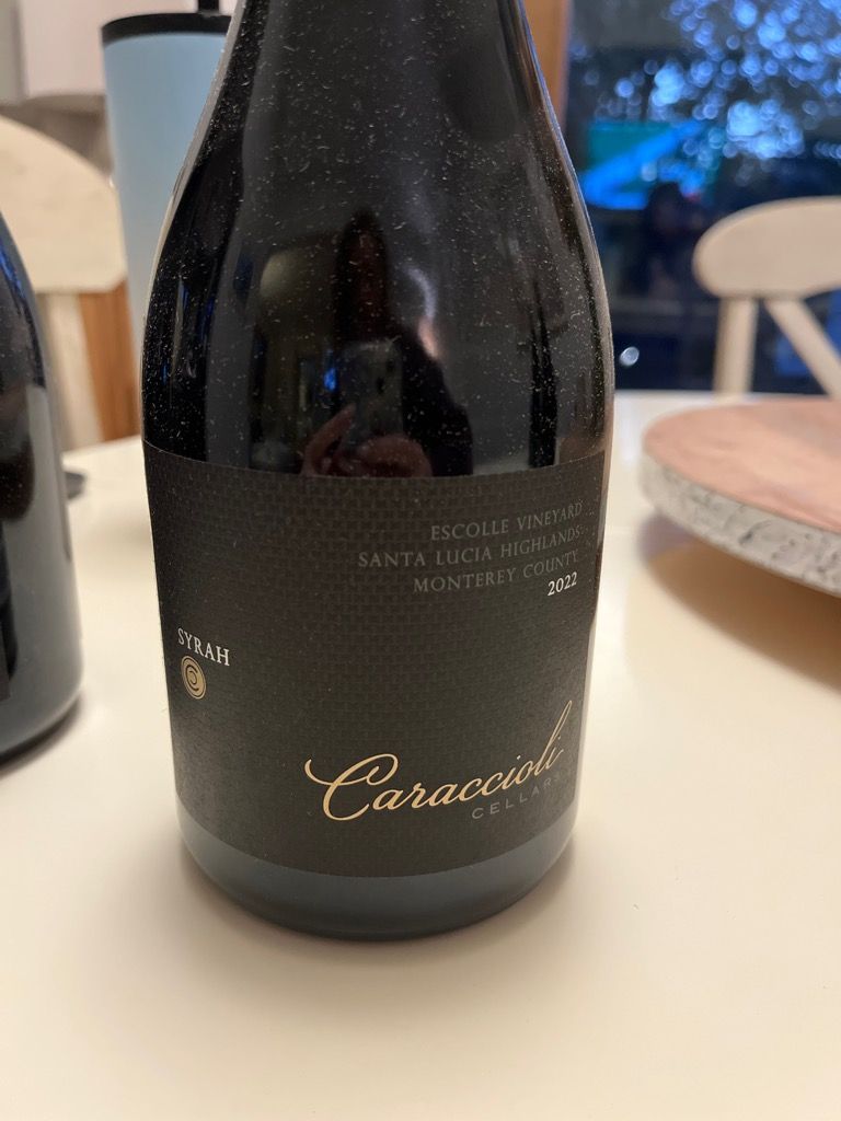 2022 Caraccioli Cellars Syrah Escolle Vineyard, USA, California ...
