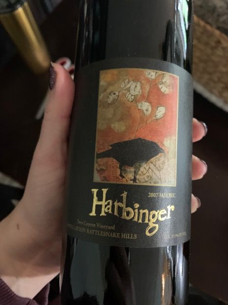 2008 Harbinger Winery Malbec Two Coyote Vineyard, USA, Washington ...
