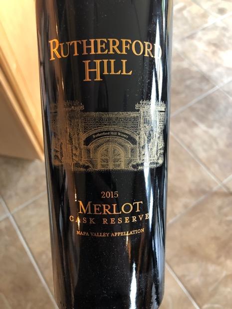 2015 Rutherford Hill Merlot Cask Reserve, USA, California, Napa Valley ...
