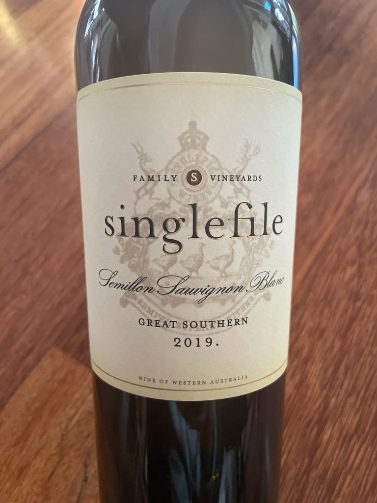 2019 Singlefile Estate Sémillon Sauvignon Blanc, Australia, Western ...