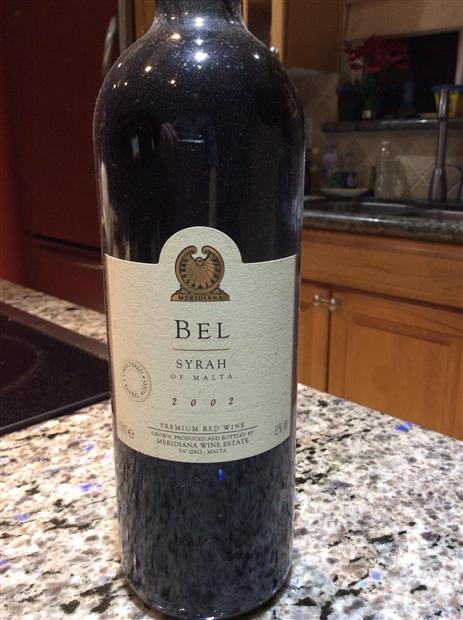 2001 Bel Syrah, Malta, IGT Maltese Islands - CellarTracker