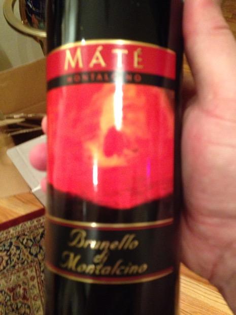 2010 Máté - Podere il Falconaio Brunello di Montalcino, Italy, Tuscany ...
