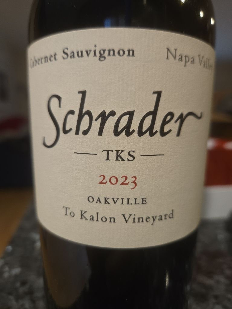 2023 Schrader Cellars Cabernet Sauvignon TKS To-Kalon Vineyard, USA ...