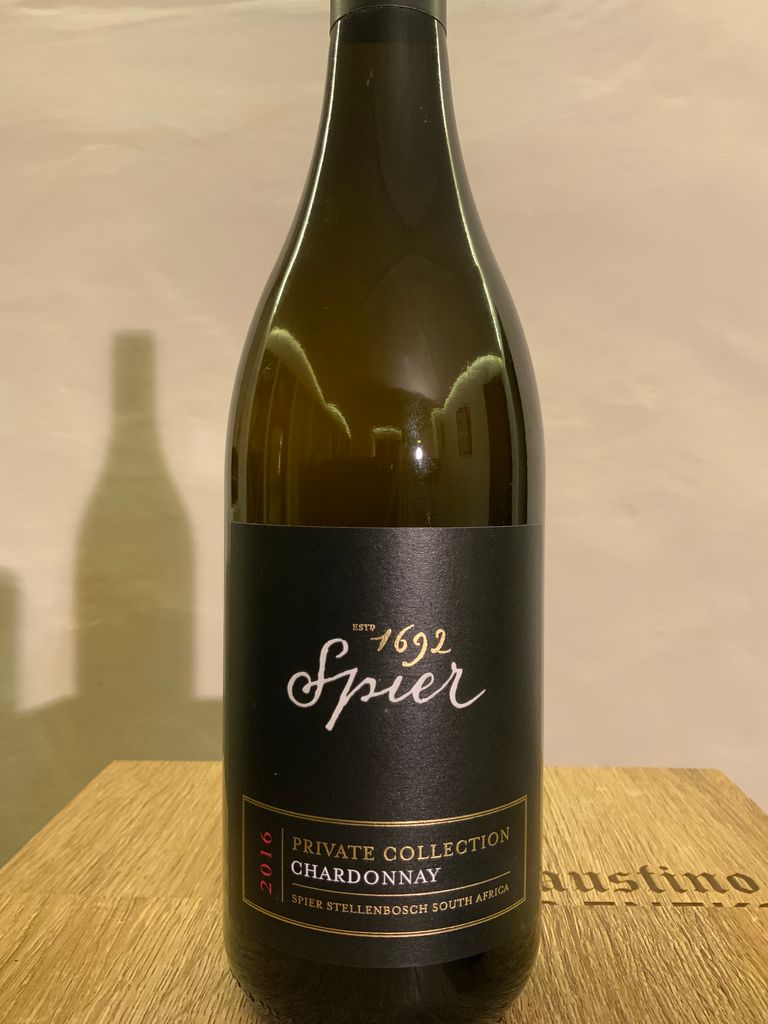 2018 Spier Chardonnay Private Collection, South Africa, Coastal Region ...