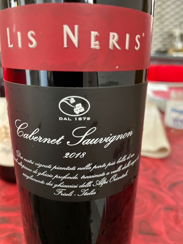 2018 Lis Neris Cabernet Sauvignon Venezia Giulia IGT, Italy, Friuli ...