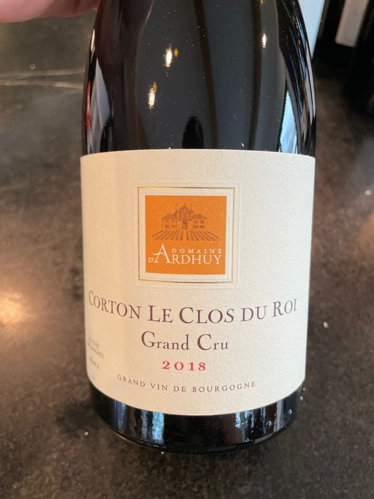 2020 Domaine d'Ardhuy Corton-Clos du Roi, France, Burgundy, Côte de ...