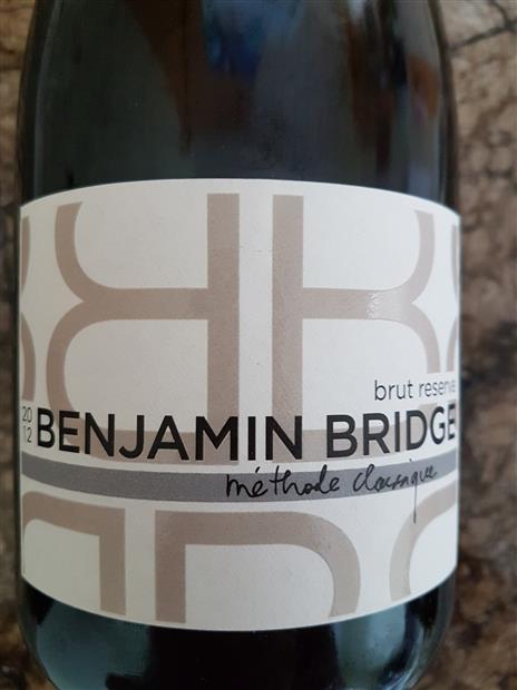 2012 Benjamin Bridge Brut Réserve, Canada, Nova Scotia, Annapolis ...