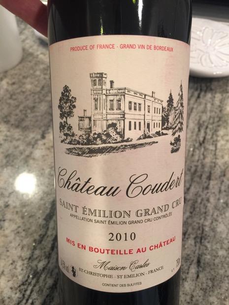 2010 Château Coudert, France, Bordeaux, Libournais, St. Émilion Grand ...