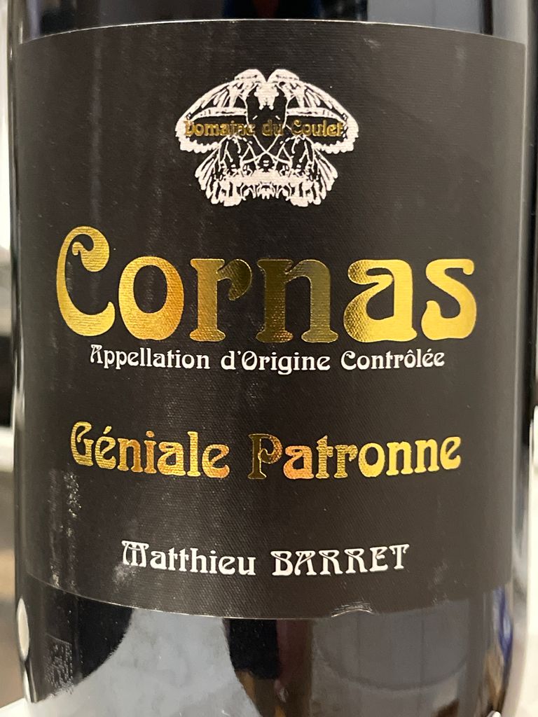 2019 Domaine du Coulet (Matthieu Barret) Cornas La Geniale Patronne ...
