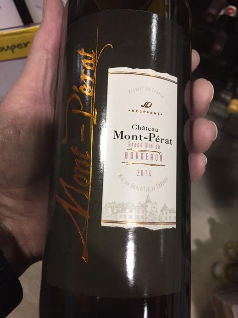 2014 Château Mont-Pérat Bordeaux Blanc, France, Bordeaux - CellarTracker