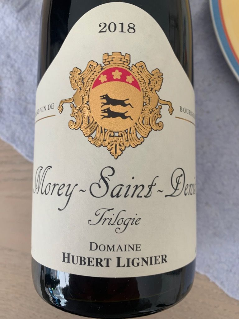 2018 Hubert Lignier Morey-Saint-Denis Trilogie, France, Burgundy, Côte ...
