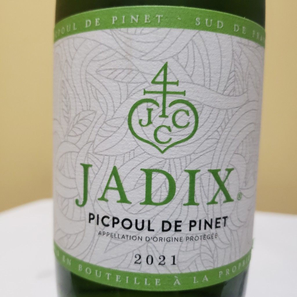 2021 Jadix Picpoul de Pinet, France, Languedoc Roussillon, Languedoc ...