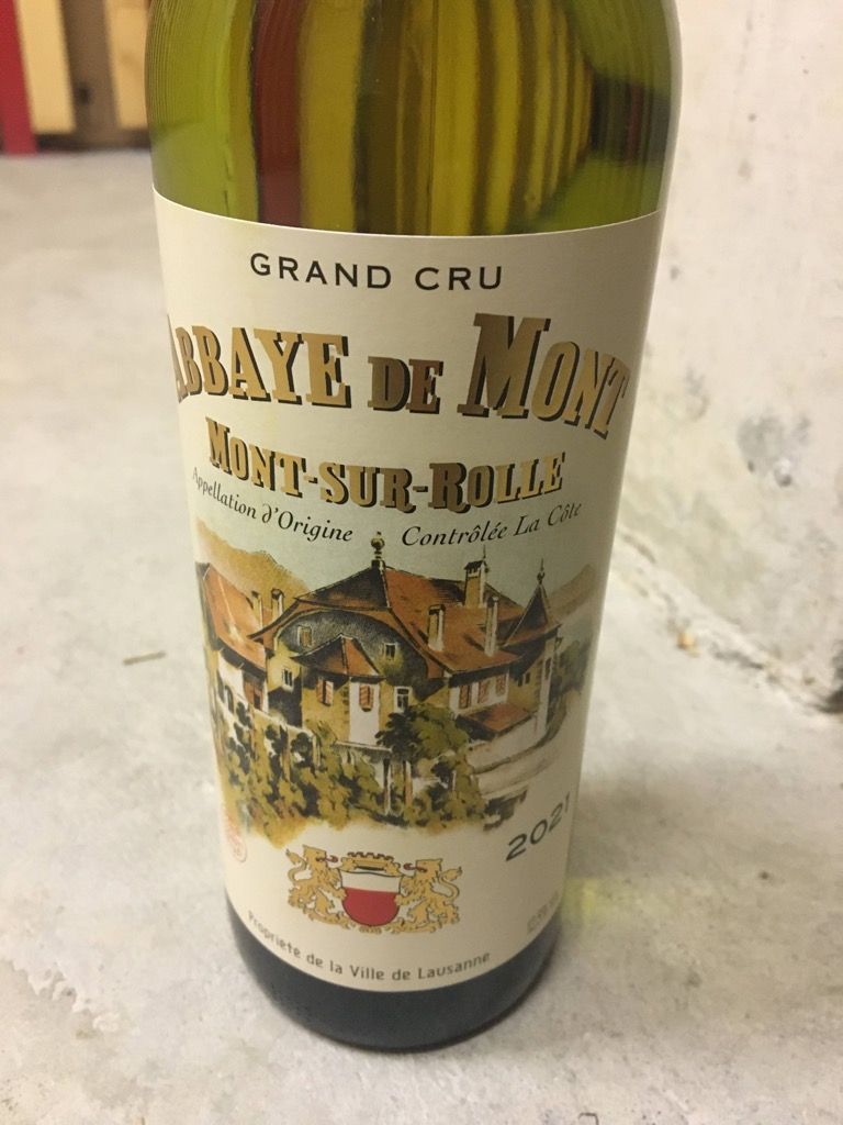 2021 Ville de Lausanne Chasselas Abbaye de Mont Mont-sur-Rolle ...