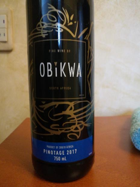 2017 Obikwa Pinotage, South Africa, Western Cape - CellarTracker