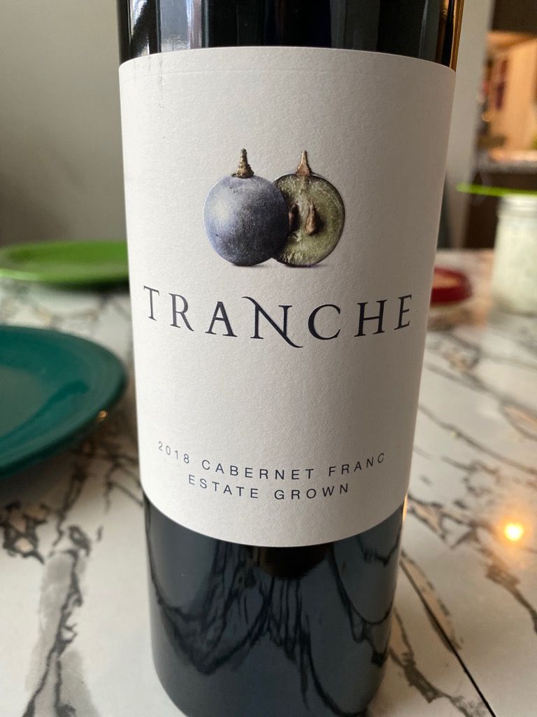 2018 Tranche Cellars Cabernet Franc Estate, USA, Washington, Columbia ...
