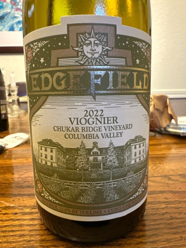 2021 Edgefield Winery Viognier, USA, Oregon/Washington, Columbia Gorge ...