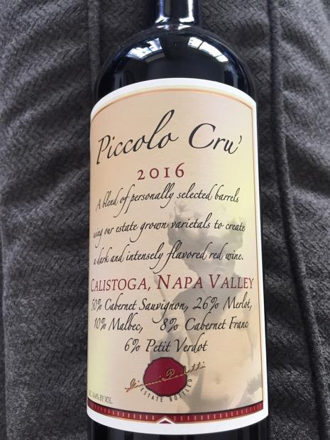 2016 Paoletti Piccolo Cru, USA, California, Napa Valley - CellarTracker