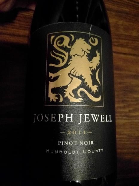 2014 Joseph Jewell Pinot Noir, USA, California, North Coast, Humboldt ...