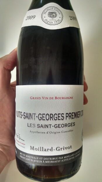 2009 Moillard-Grivot Nuits St. Georges 1er Cru Les Saint Georges ...