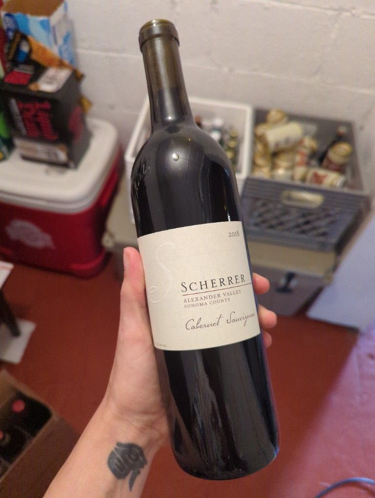 2018 Scherrer Winery Cabernet Sauvignon Alexander Valley, USA ...