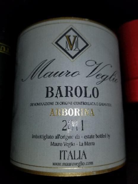 2013 Mauro Veglio Barolo Vigneto Arborina, Italy, Piedmont, Langhe ...