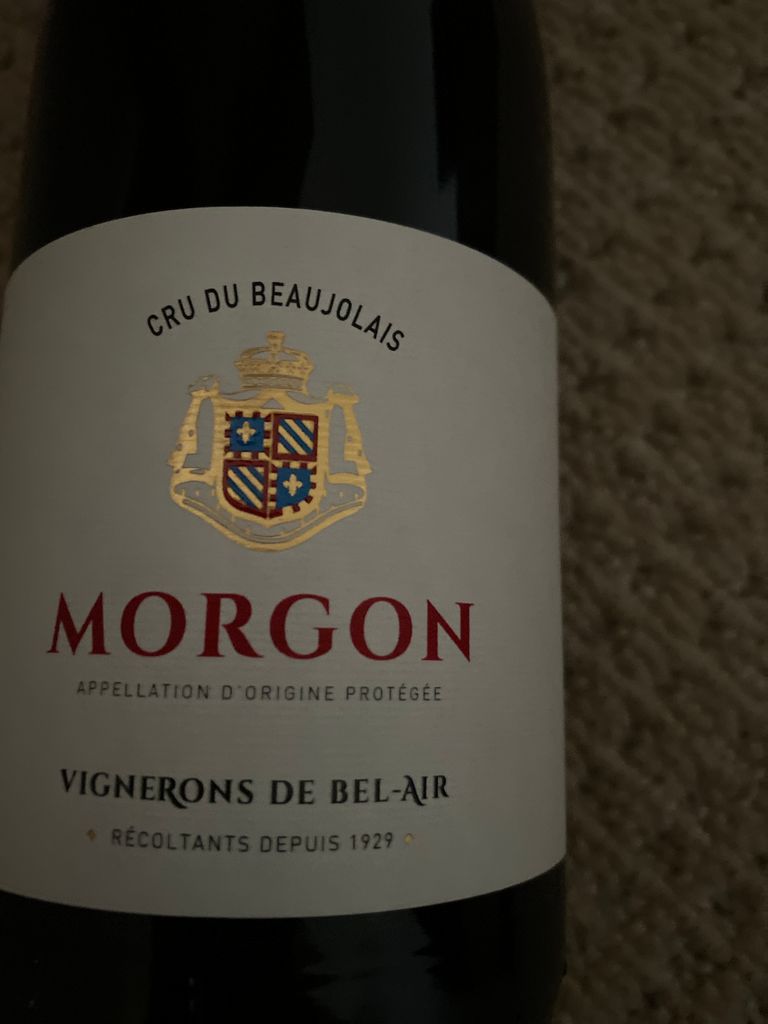 2020 Vignerons de Bel Air Morgon, France, Burgundy, Beaujolais, Morgon ...