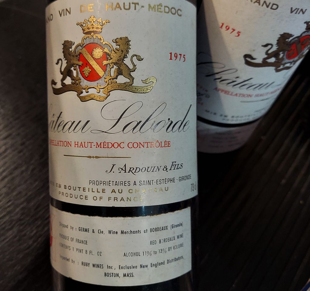 1975 Château Laborde Haut-Médoc, France, Bordeaux, Médoc, Haut-Médoc ...