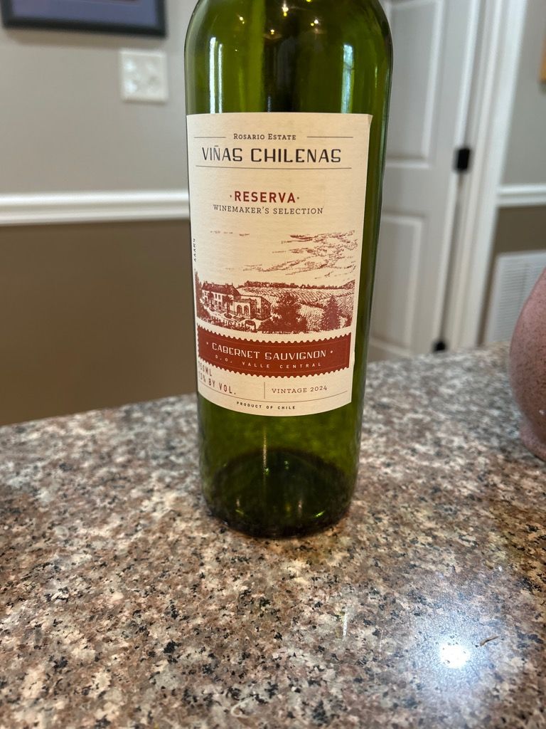 2024 Trader Joe's Cabernet Sauvignon Viñas Chilenas Reserva, Chile ...