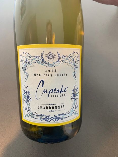 2018 Cupcake Vineyards Chardonnay, USA, California, Central Coast ...