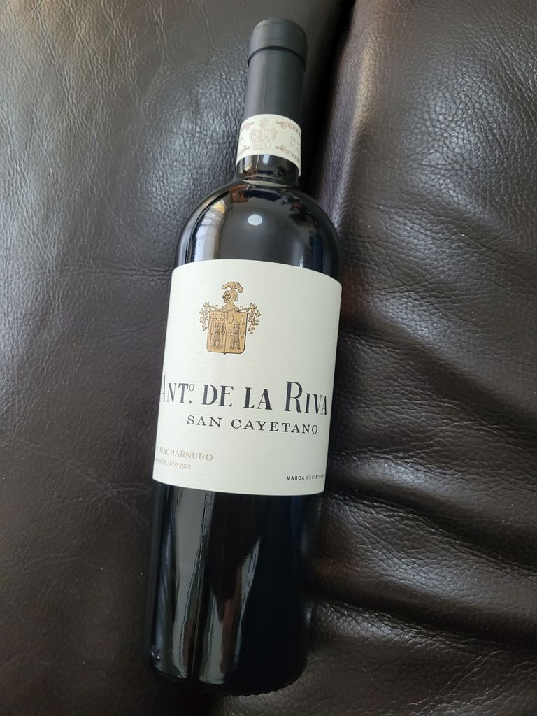 2022 Antonio de la Riva Vino de la Tierra de Cádiz San Cayetano ...