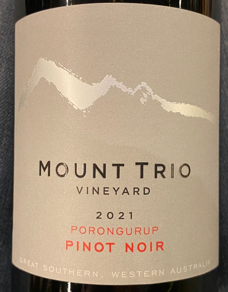 2022 Mount Trio Pinot Noir, Australia, Western Australia, South West ...