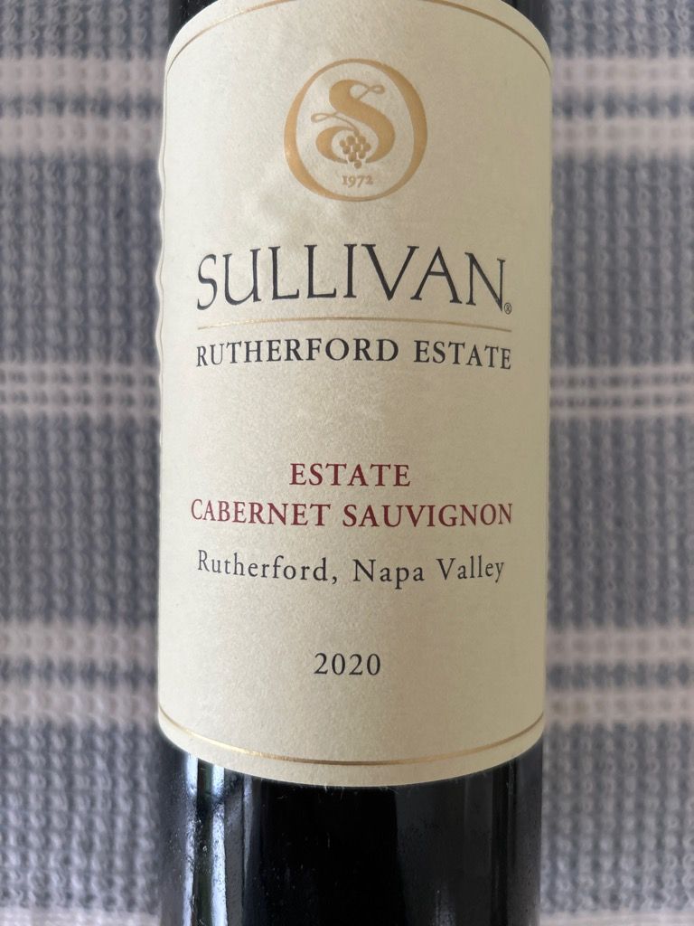 2020 Sullivan Rutherford Estate Cabernet Sauvignon Clone 169, USA ...