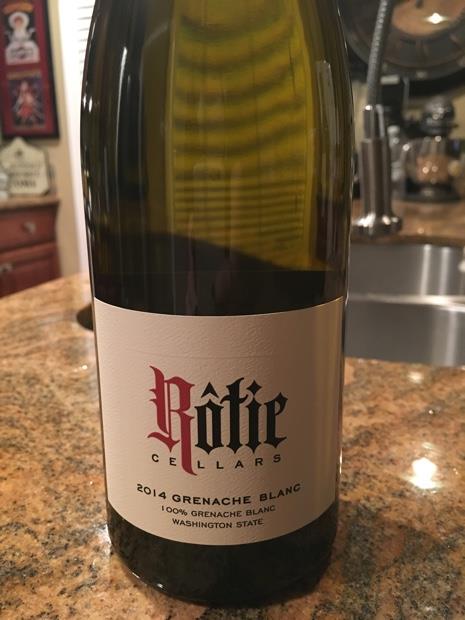 2014 Rôtie Cellars Grenache Blanc, USA, Washington, Columbia Valley ...
