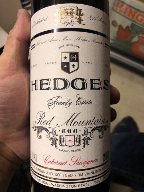 2016 Hedges Family Estate Cabernet Sauvignon Red Mountain Limited, USA ...