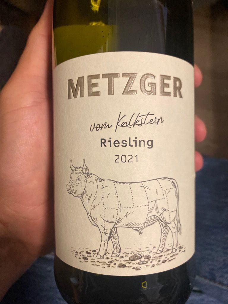 2021 Uli Metzger Riesling vom Kalkstein, Germany, Pfalz - CellarTracker