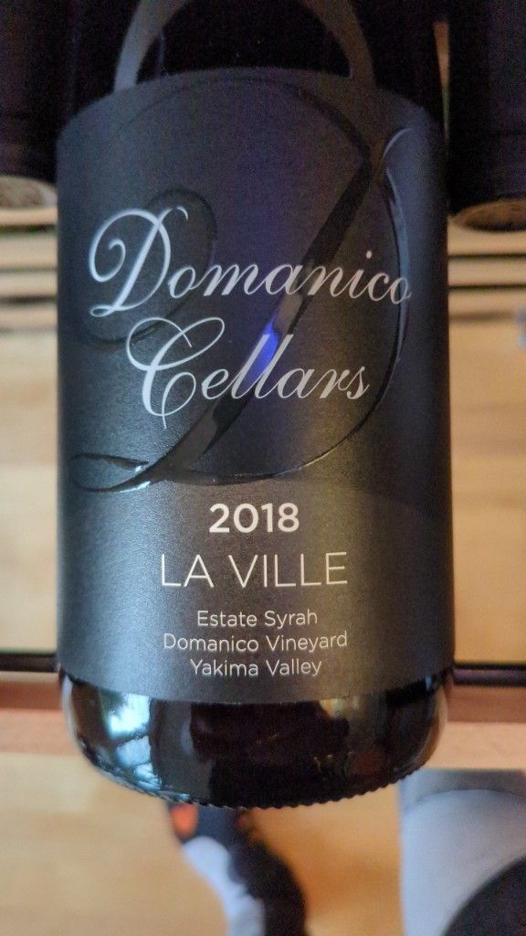 2018 Domanico Cellars Syrah La Ville Domanico Vineyard, USA, Washington ...