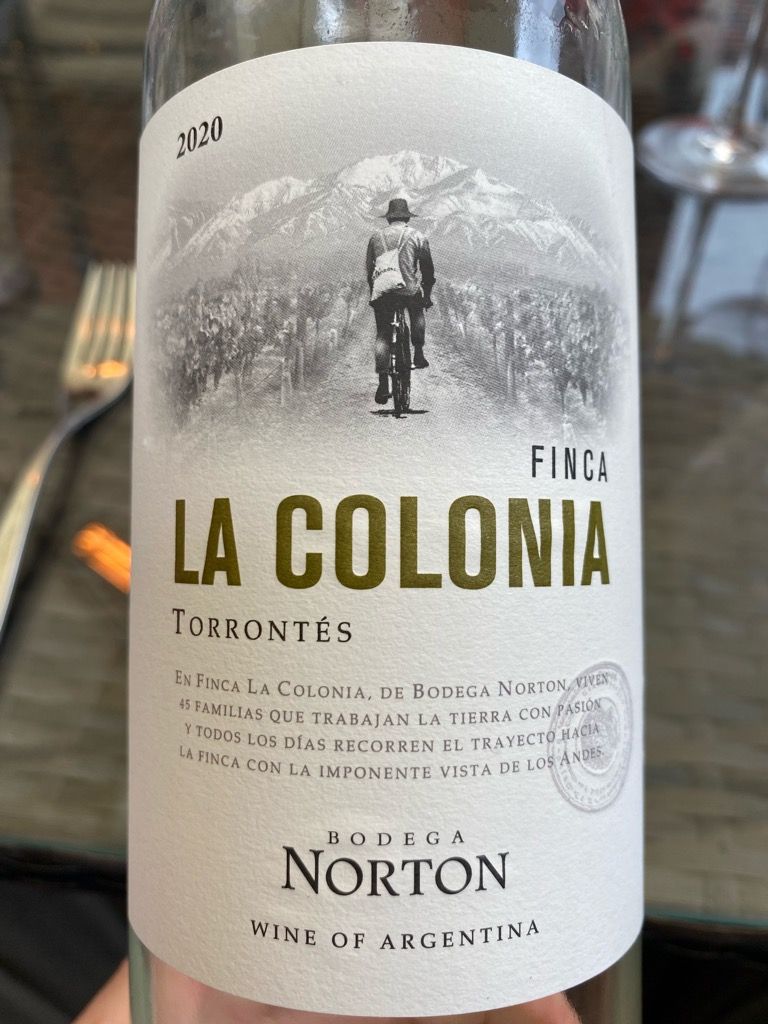 2022 Bodega Norton Torrontés Finca La Colonia, Argentina, Mendoza ...