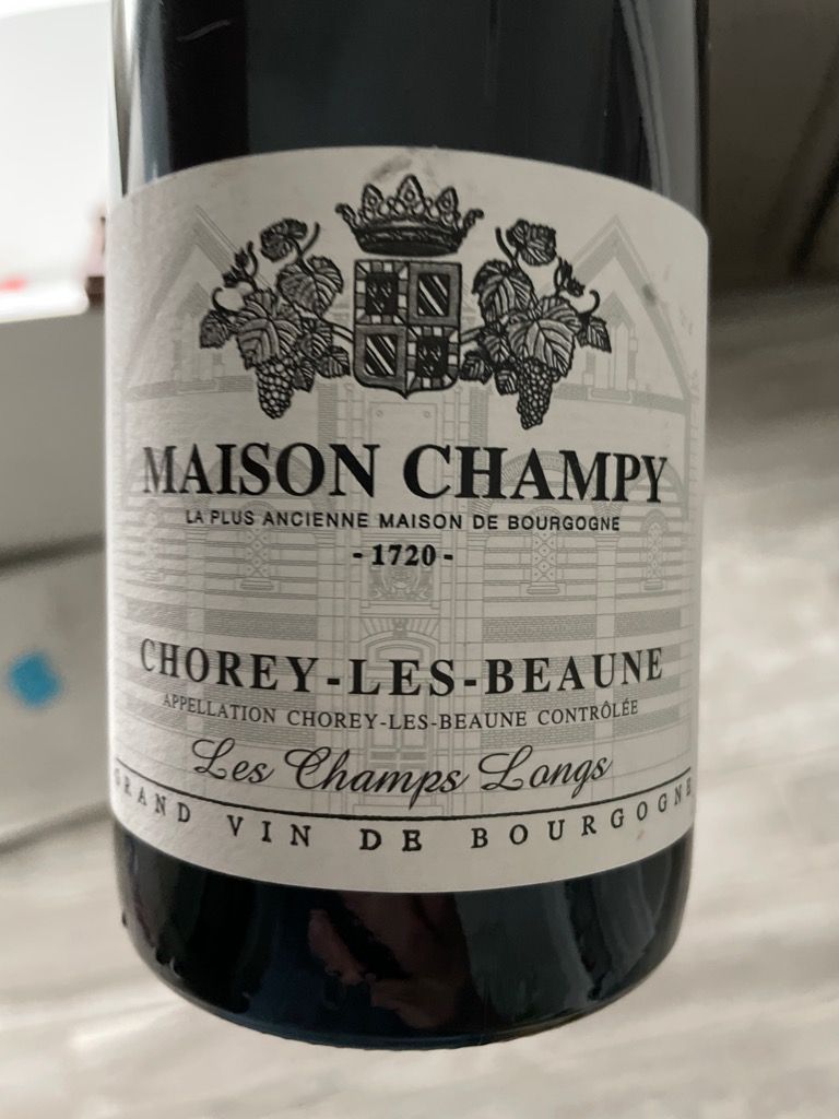 2015 Maison Champy Chorey-les-Beaune Les Champs Longs, France, Burgundy ...