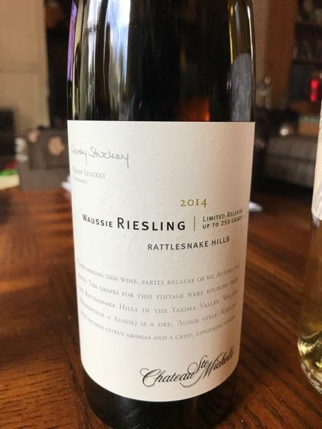 2021 Chateau Ste. Michelle Riesling "Waussie", USA, Washington ...