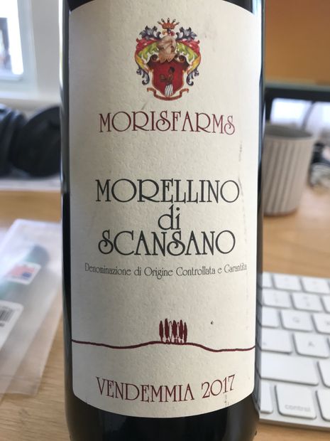 2017 Moris Farms Morellino di Scansano, Italy, Tuscany, Maremma ...