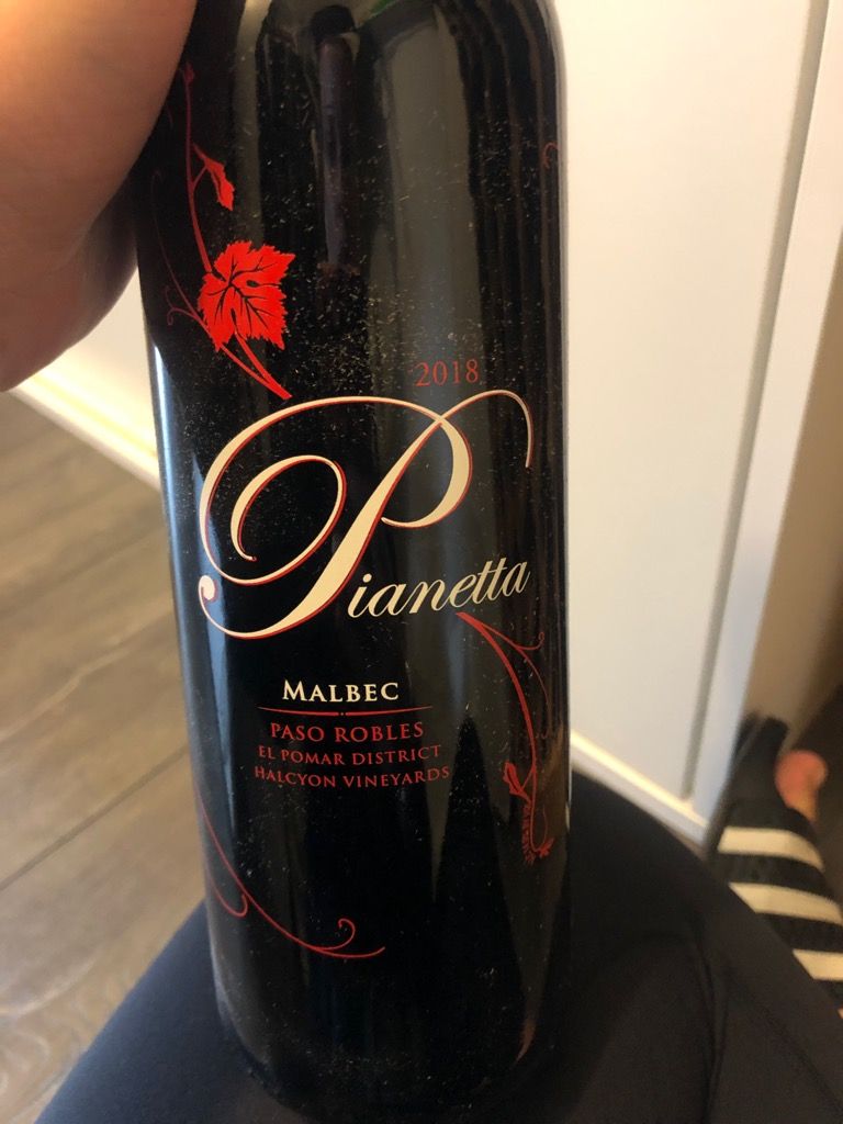 2020 Pianetta Malbec Halycon Vineyard, USA, California, Central Coast ...