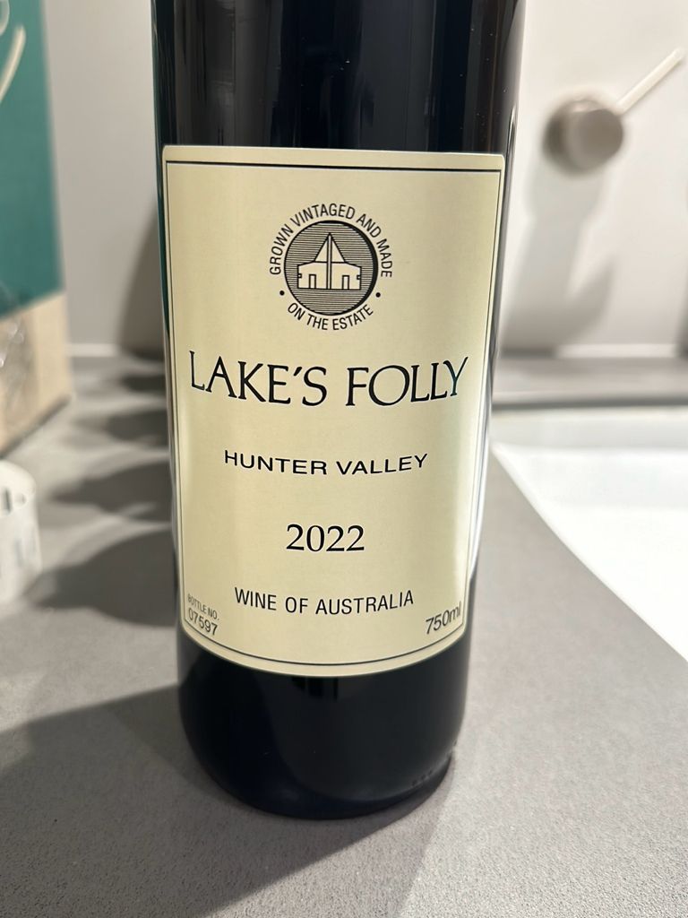 2022 Lake's Folly Red Blend, Australia, New South Wales, Hunter Valley ...